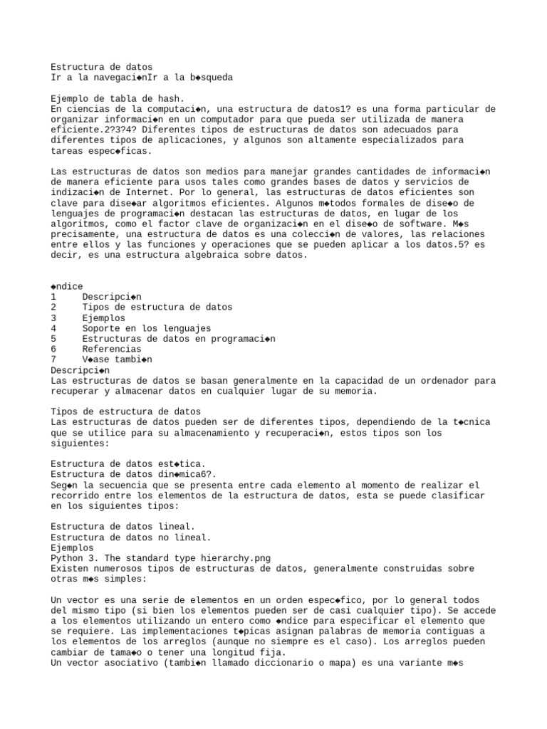 Estructura de Datos | PDF