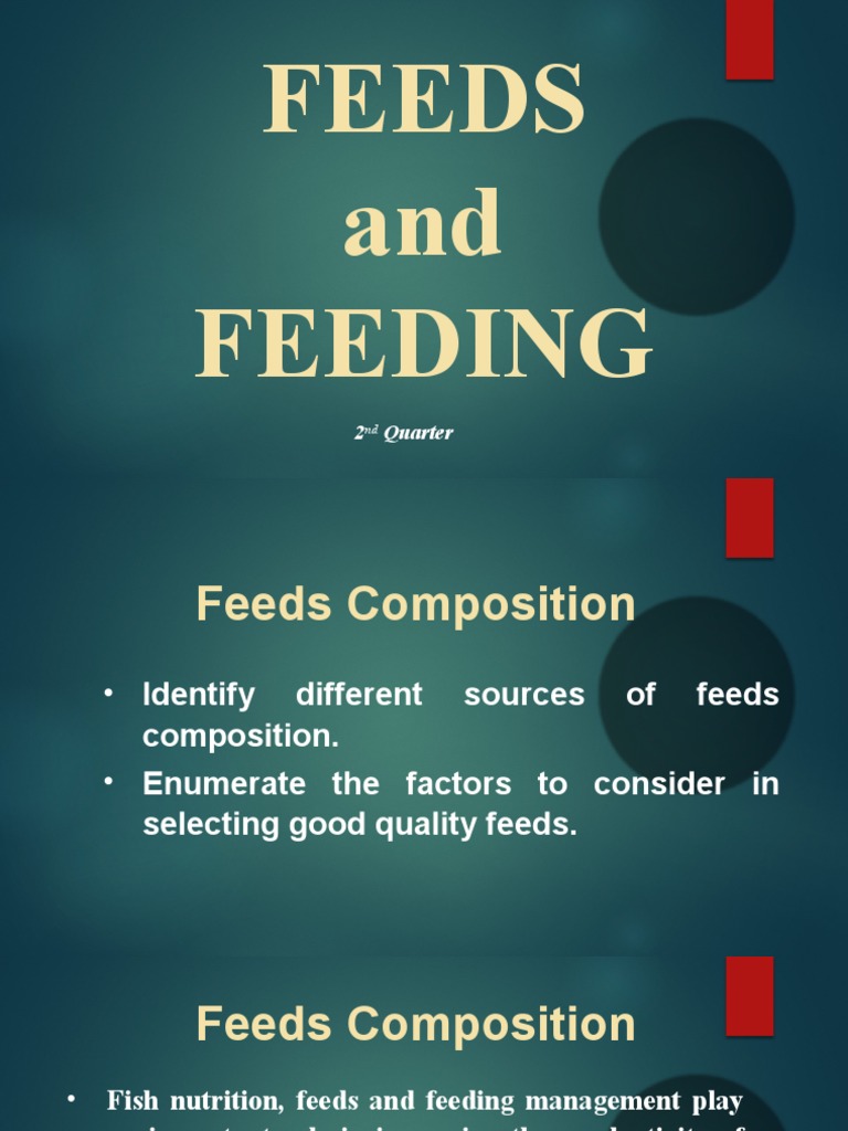 Fish Feed Composition and Quality Factors | PDF | Nutrients | Carbohydrates