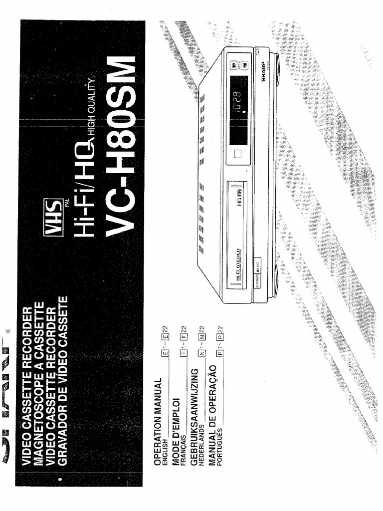 Sharp VC A 30 G | PDF
