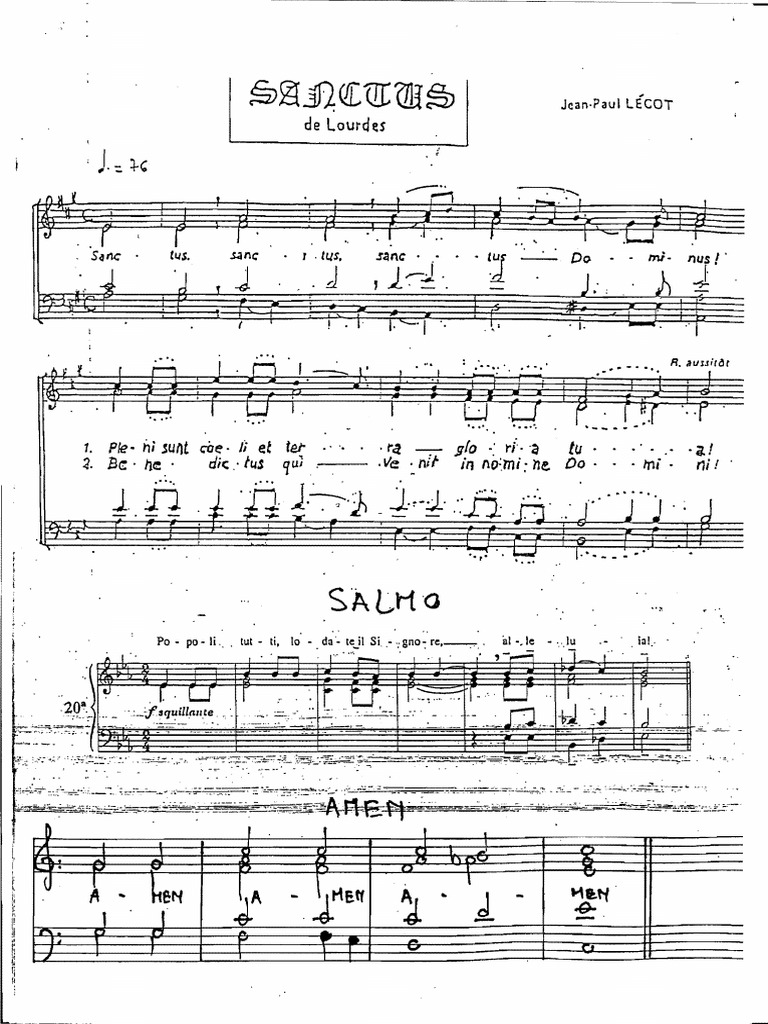 Sanctus Lecot | PDF