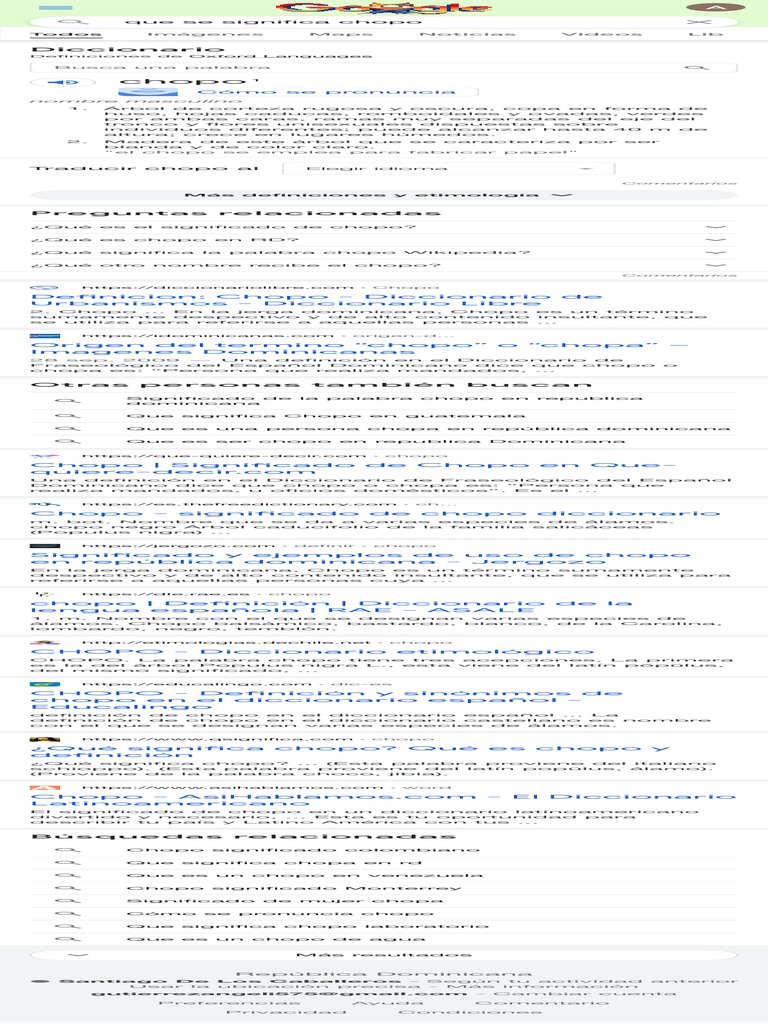 Que Se Significa Chopo - Buscar Con Google | PDF | Diccionario | Lengua ...