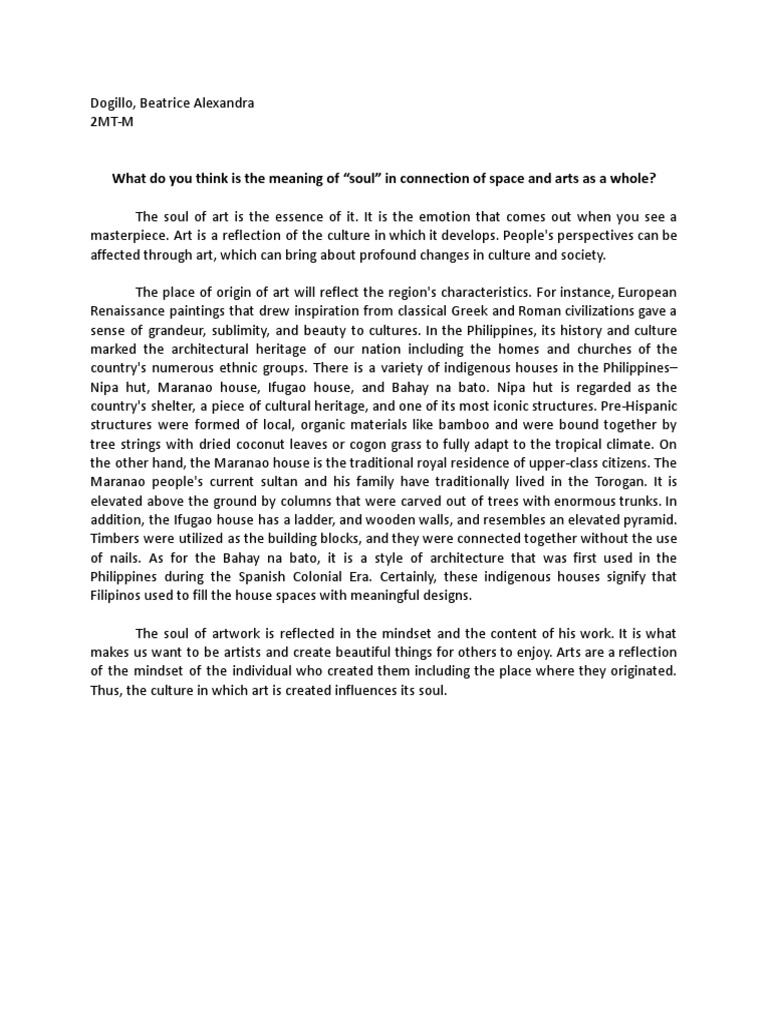 Soul and Space | PDF