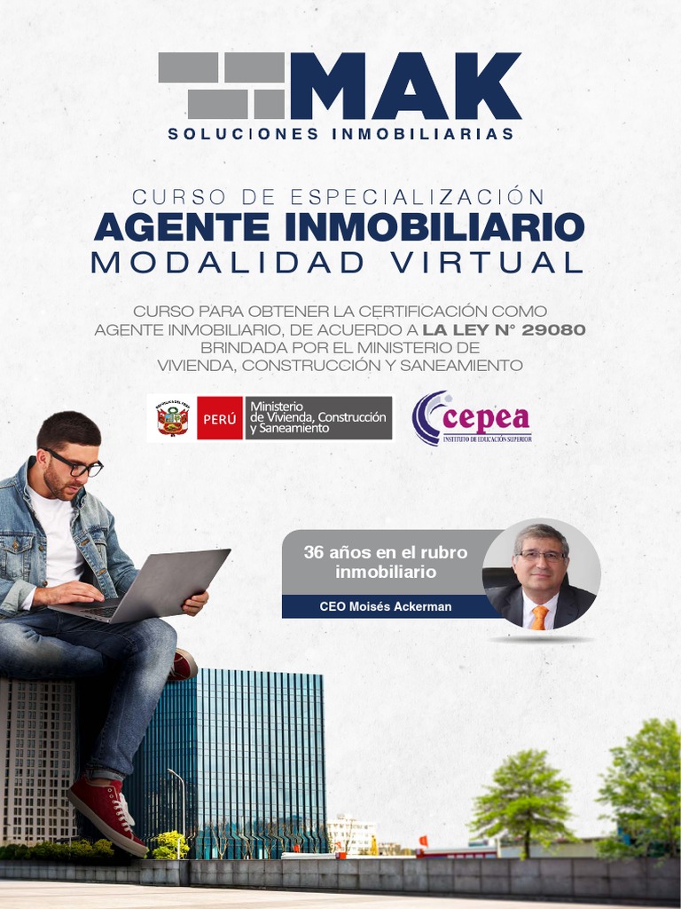 MAK - Curso de Agente Inmobiliario | PDF