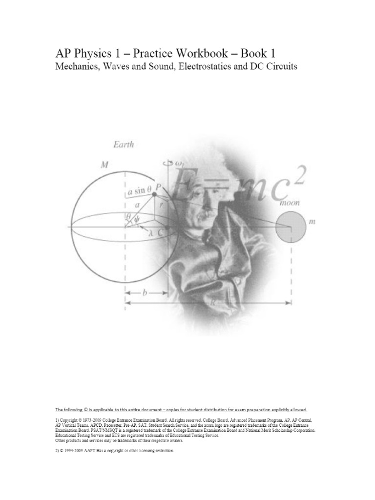 AP Physics 1 - Practice Workbook - Book 1 - Kopya | PDF
