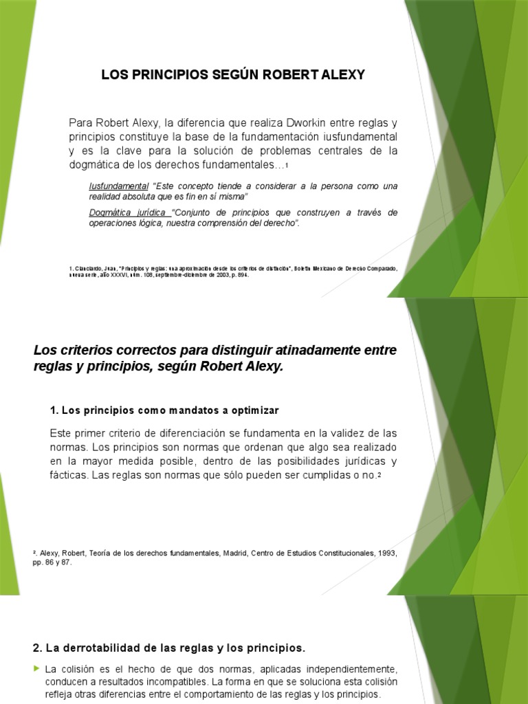 TEORIA DEL DISCURSO DE ROBERT ALEXY - Principio de Proporcionalidad ...