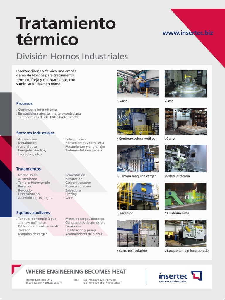 INSERTEC Tratamiento General 03-2017 ES | PDF | Metalurgia | Materiales ...