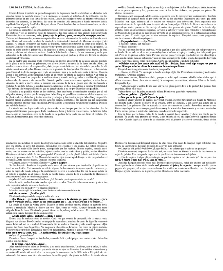 Los de La Tienda | PDF | Alimentos