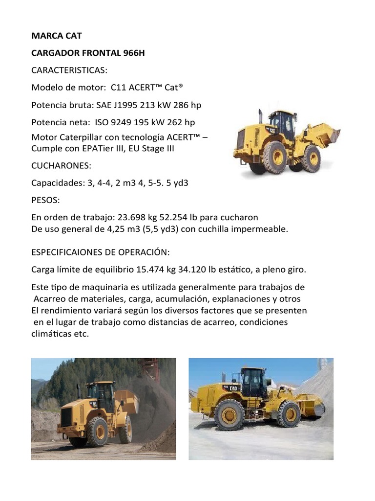 Marca Cat | PDF | Tractor | Camión
