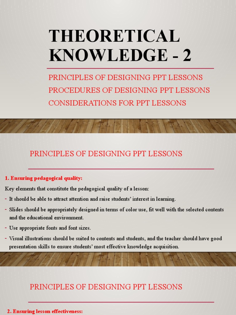 Theoretical Knowledge - 2 | PDF