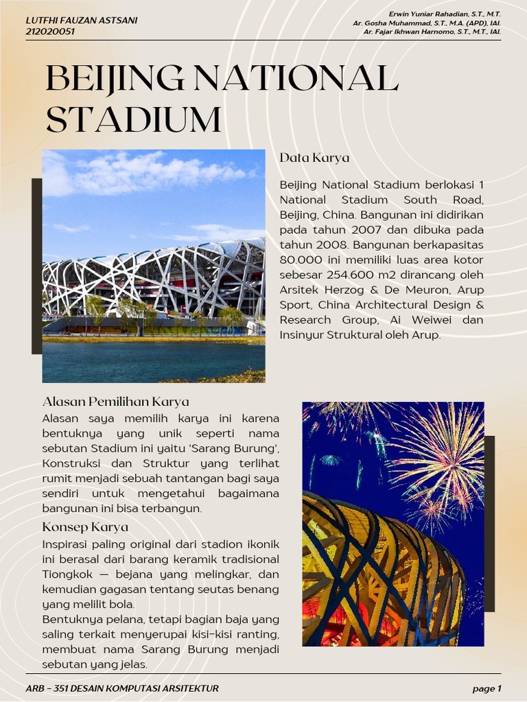 Beijing National Stadium | PDF