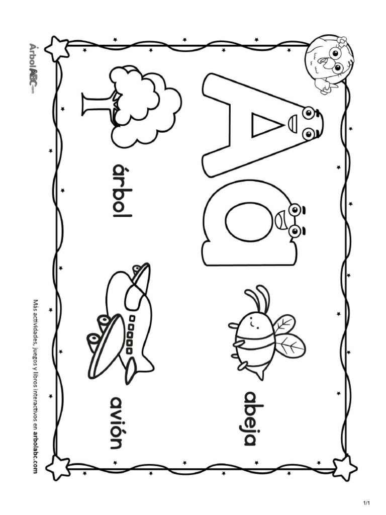 Letra A Mayuscula y Minuscula | PDF