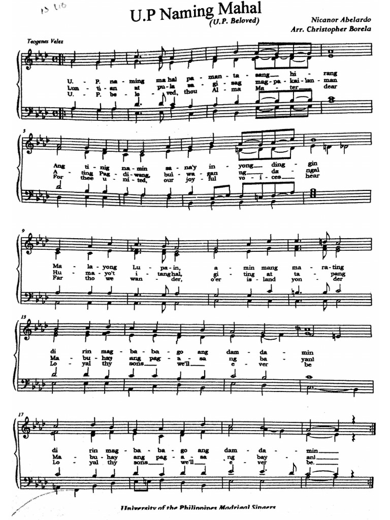 UP-Naming-Mahal Satb | PDF