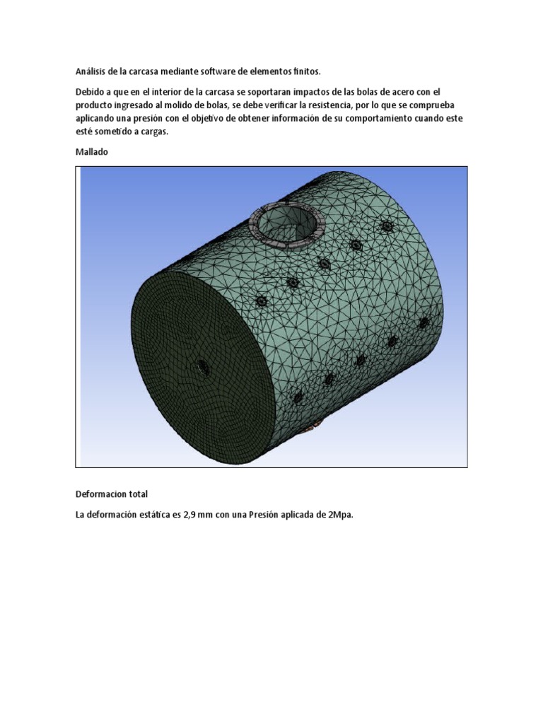 Análisis FEA de Carcasa Resistente | PDF | Tecnología
