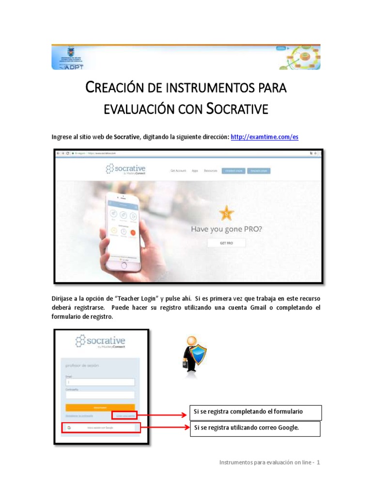 Instrumentos para La Evaluación Con Socrative | PDF | Evaluación | Informática