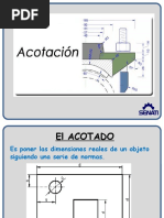Normas de Acotación | PDF | Dibujo técnico | Geometría