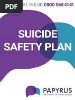 Samaritans Editable Safety Plan | PDF | Behavioural Sciences | Mental ...
