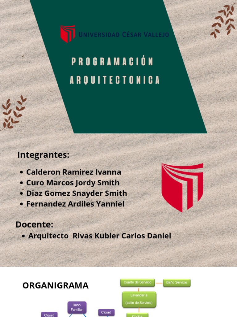 programación arquitectonica (1) | PDF | Comedor | Inicio