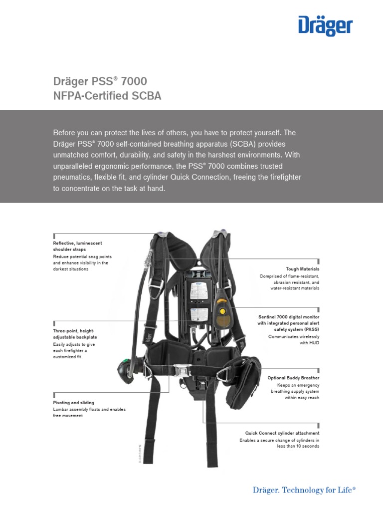 I.33. DREAGER SCBA Pss-7000-Sbca-Pi-9072470-En-Us | PDF | Manufactured ...