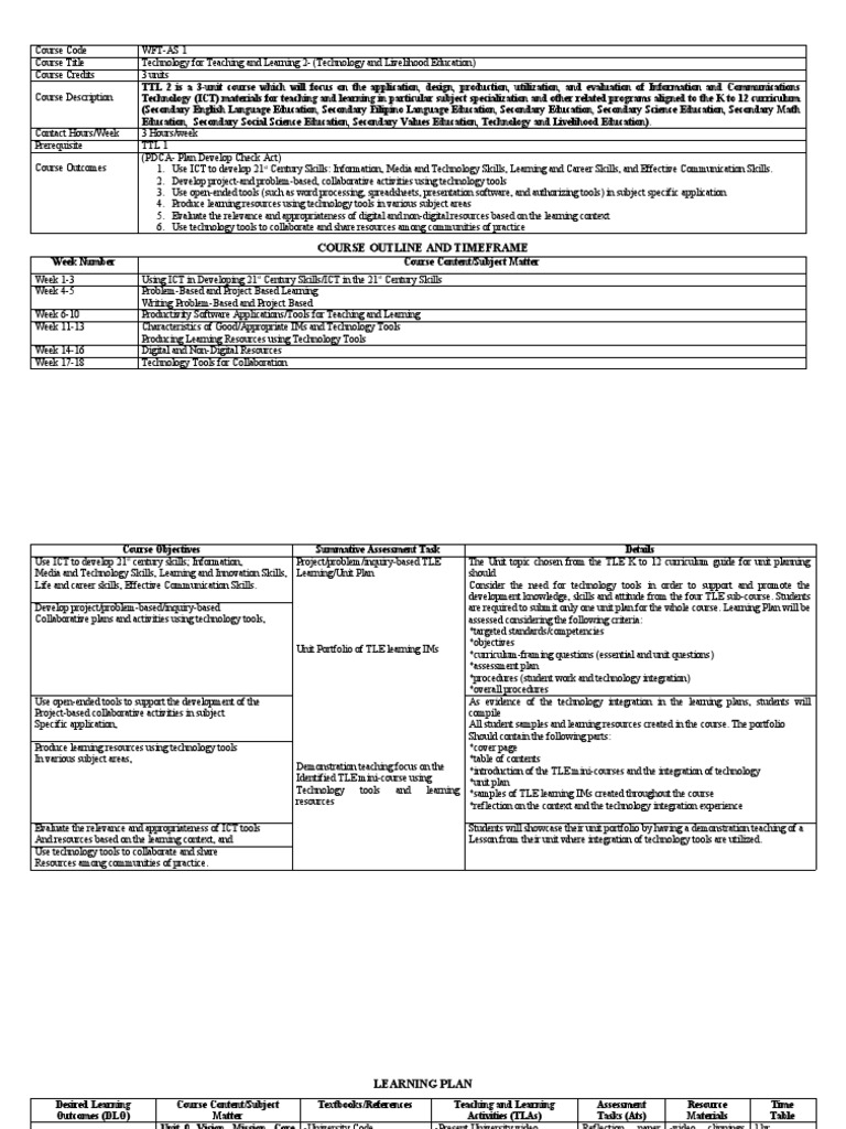 Technology For Teaching and Learning 2 11-18-22 | PDF | Educational Technology | Project Based ...