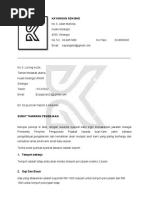 3 - Contoh Borang Permohonan Kerja | PDF