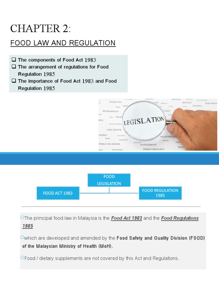 Malaysian Food Law Essentials | PDF | Wellness