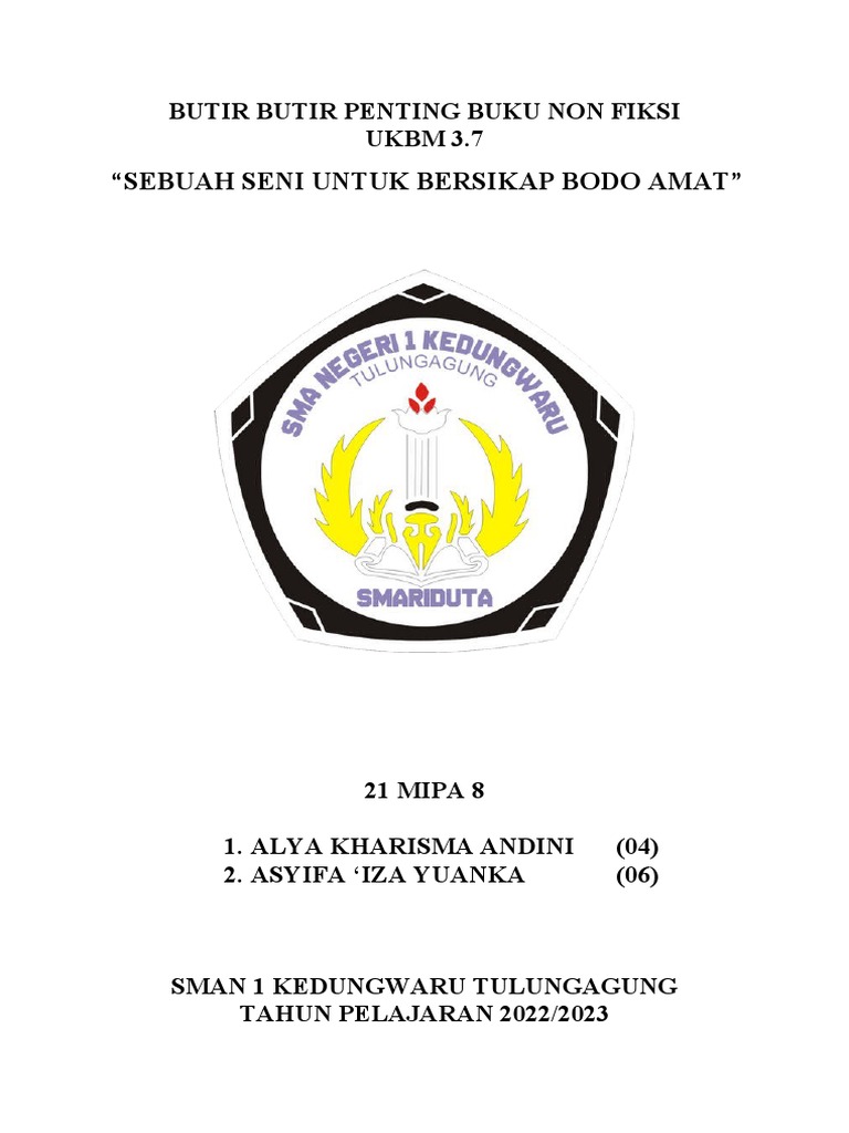 Butir Butir Penting Buku Non Fiksi 1 | PDF | Pengembangan Diri