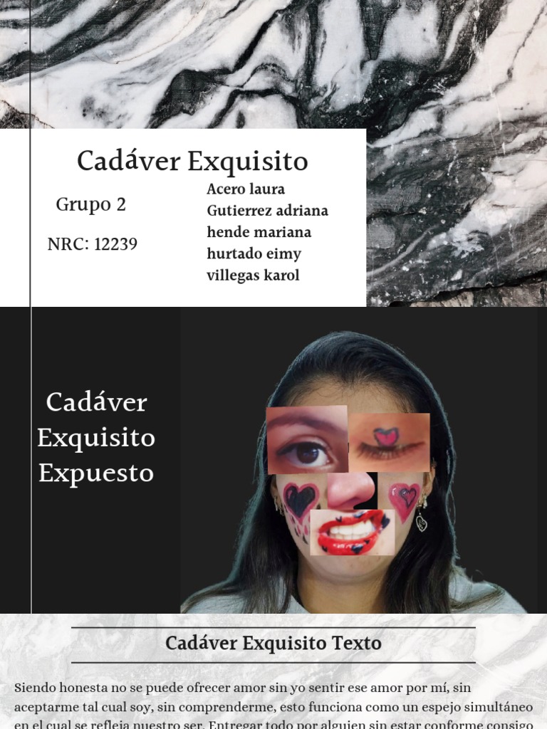 Cadáver Exquisito - Grupo 2 | PDF