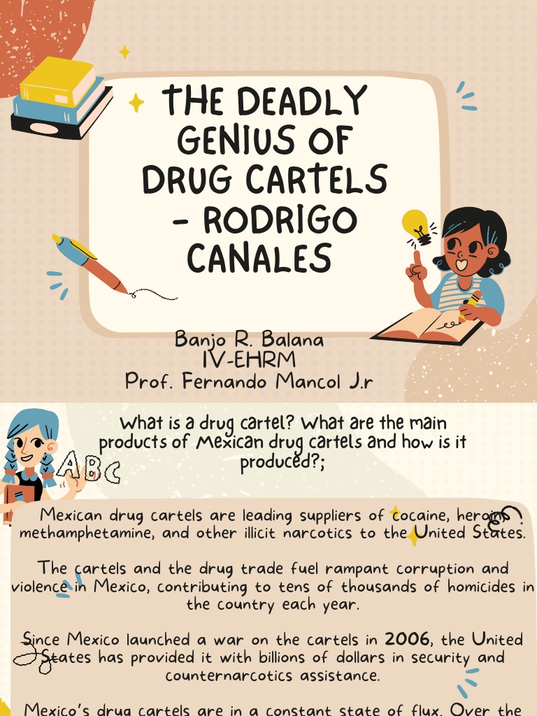 The Deadly Genius of Drug Cartels - Rodrigo Canales | PDF | Substance ...