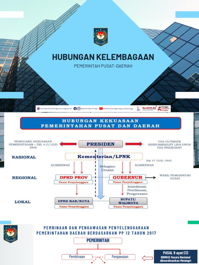 Hubungan Kelembagaan Pemerintah Pusat Dan Daerah | PDF Hubungan Kelembagaan Pemerintah Pusat Dan Daerah | PDF