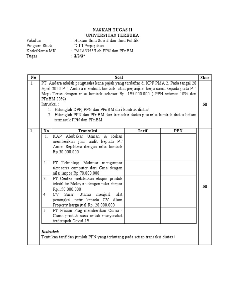 Lab PPN 2 | PDF | Pengelolaan Keuangan & Uang