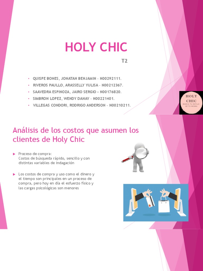 Análisis de Costos y Mejora en Holy Chic | PDF