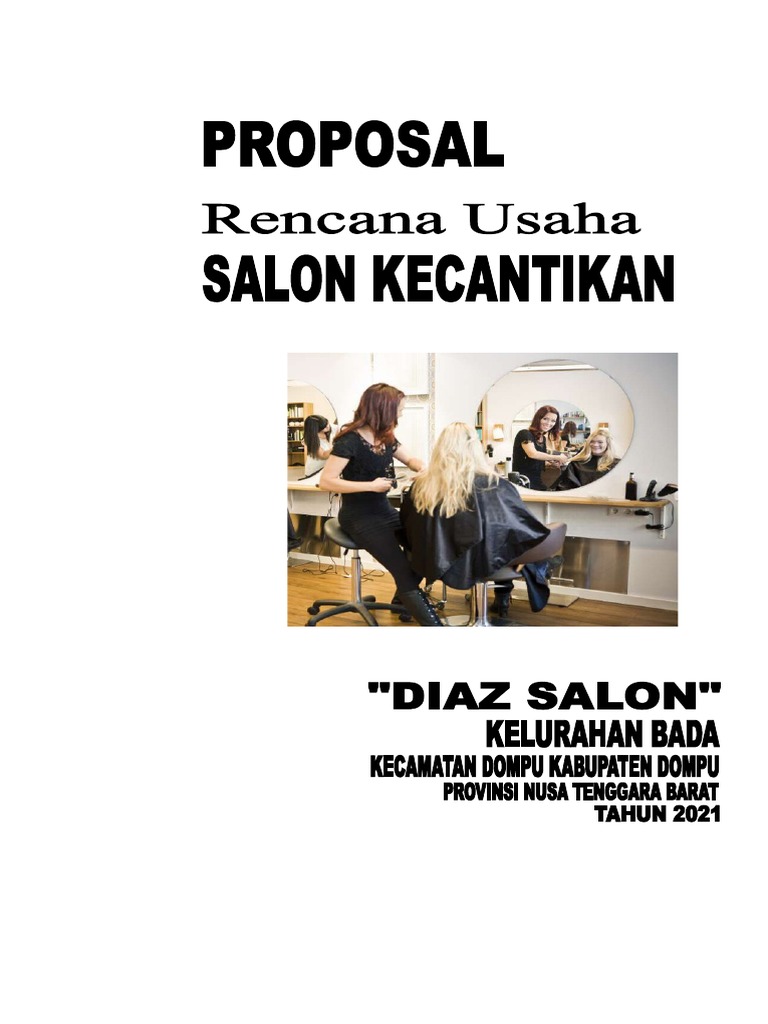 Proposal Salon Kecantikan | PDF