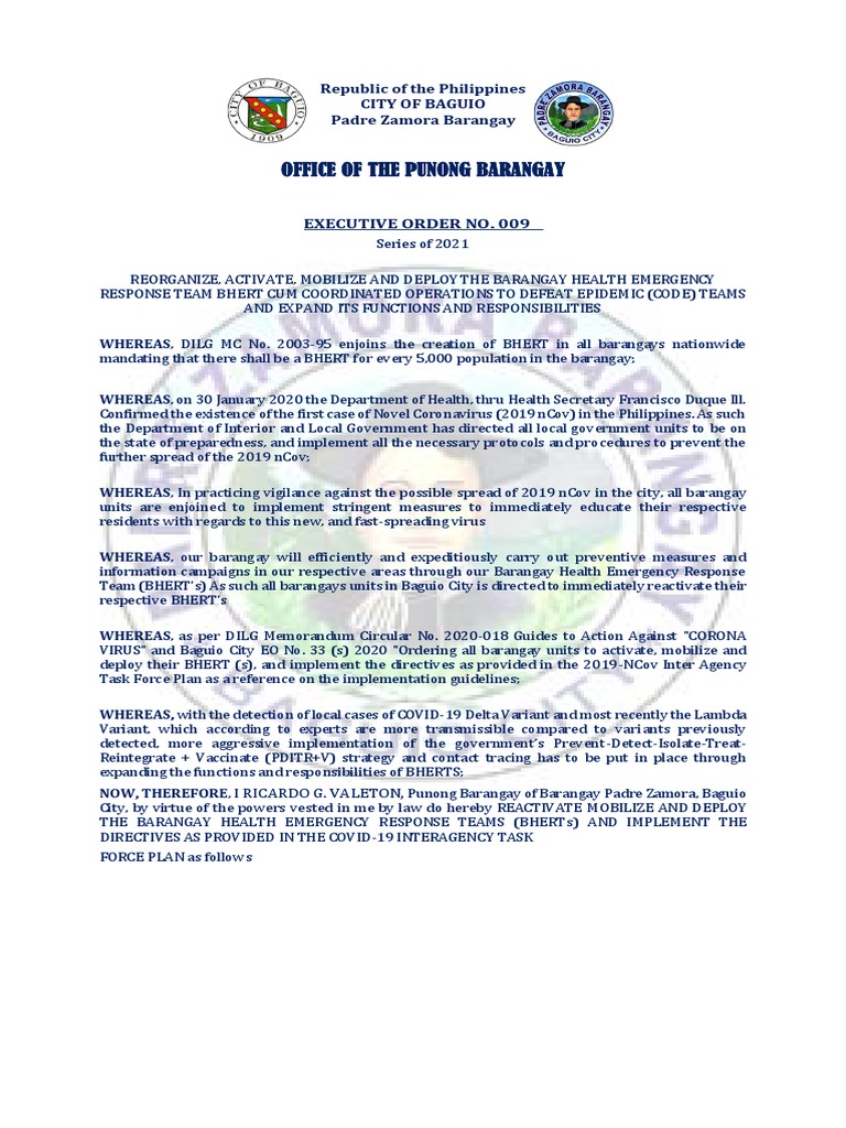 Eo On Bherts | PDF | Diseases And Disorders | Ongoing Events