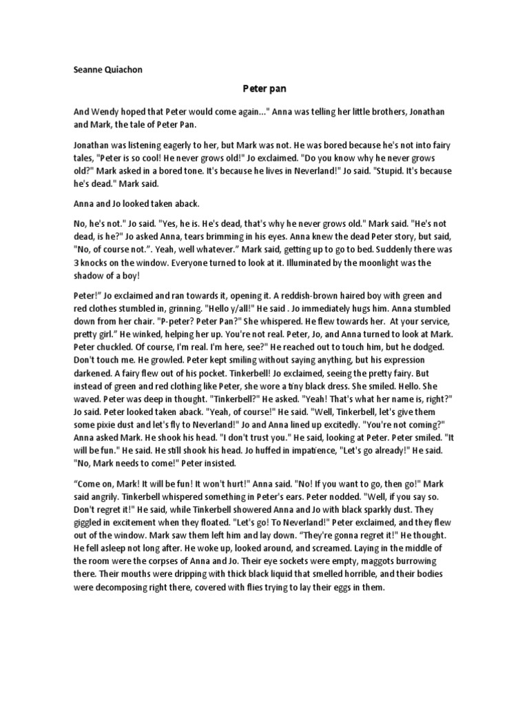 Peter Pan | PDF | Peter Pan