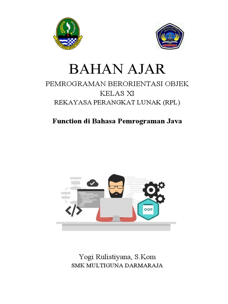 PBO - Pertemuan 12 - Materi Function Di Java | PDF | Karier ...
