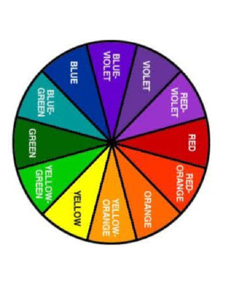 Color Wheel Printable Pdf