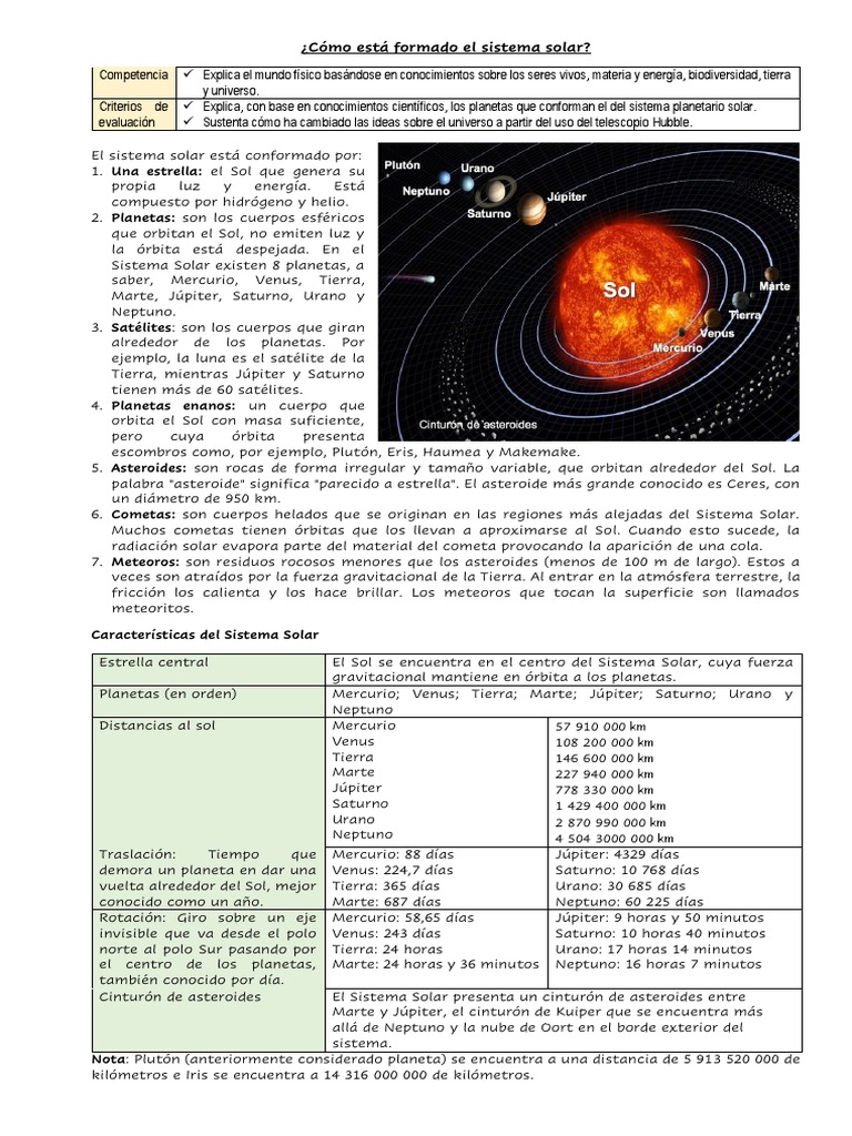 Sistema Solar | PDF | Sistema solar | Planetas