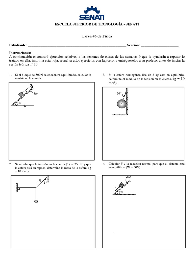 Tarea 6-Estatica (I) | PDF