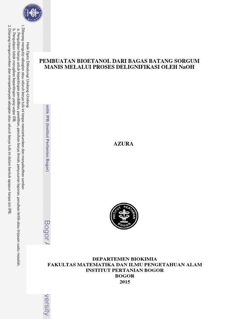 Adoc - Pub Pembuatan Bioetanol Dari Bagas Batang Sorgum Manis | PDF Adoc - Pub Pembuatan Bioetanol Dari Bagas Batang Sorgum Manis | PDF