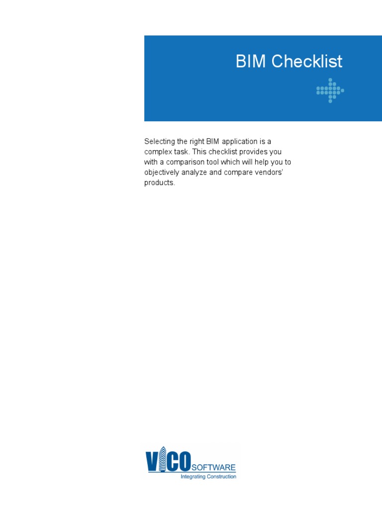 Bab # Methodology - Bim - Software - Checklist - v1 | PDF Bab # Methodology - Bim - Software - Checklist - v1 | PDF