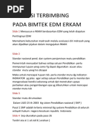 Panduan Penginputan EDM 2025 | PDF