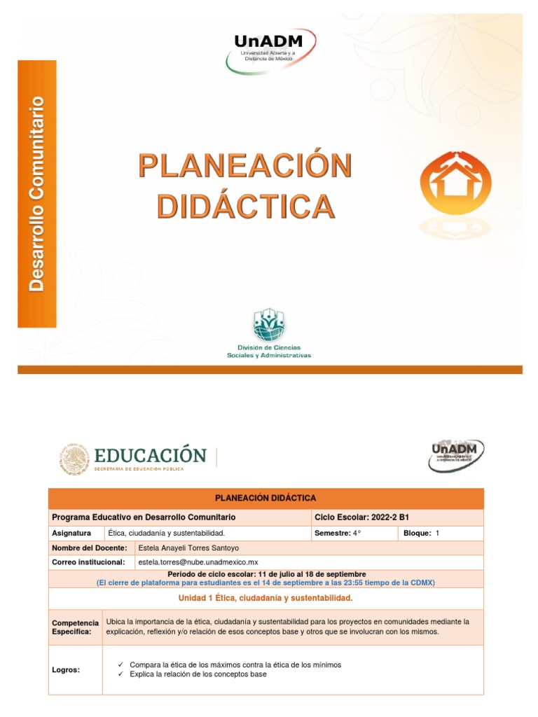 PD - Ecs - U1 - Estela Anayeli Torres Santoyo | PDF | Evaluación ...