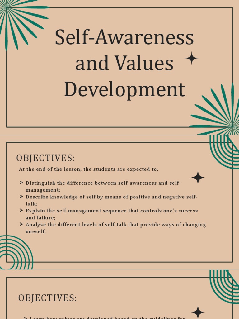 FINAL - 1. Self Awareness and Development | PDF