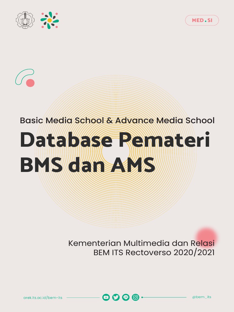 Daftar Database Pemateri Bms - Ams 2021 | PDF