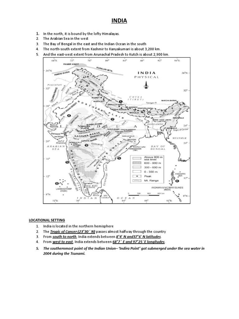 Indian Geography Rapid Revision - 6741329 | PDF | Travel