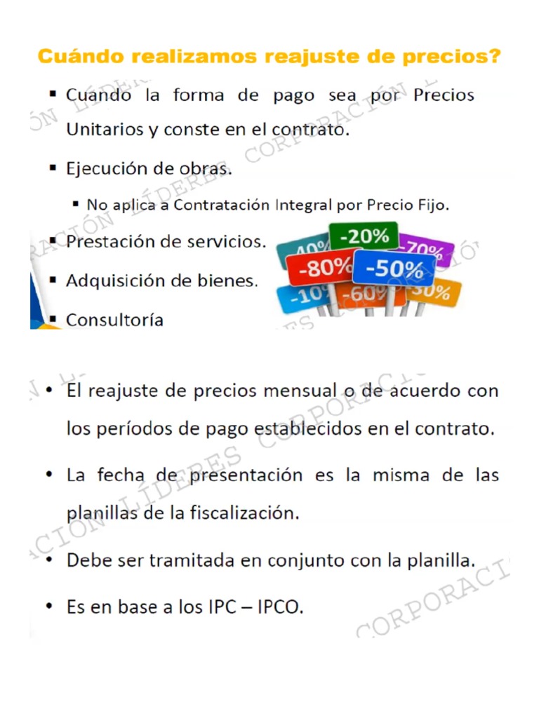 Reajuste de Precios - Fórmula Polinómica | PDF