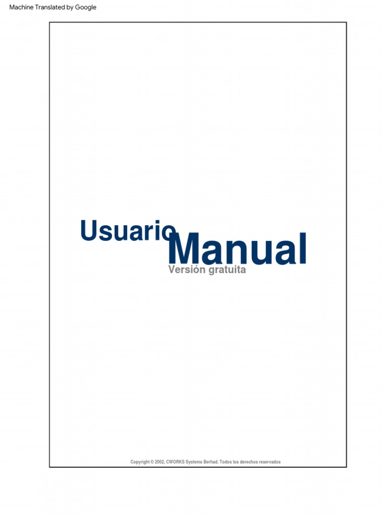 CWorks Free | Descargar gratis PDF | Bases de datos | Usuario (informática)