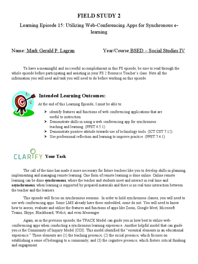 FS2 Episode 15 | PDF | Teaching Method | Educational Technology