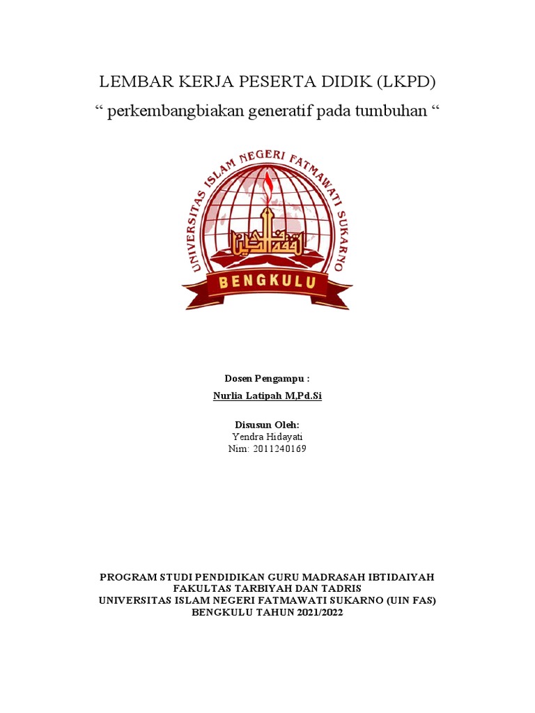 Uts LKPD Yendra Hidayati 1 | PDF