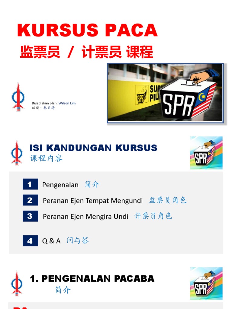 Kursus Paca - Dap | PDF